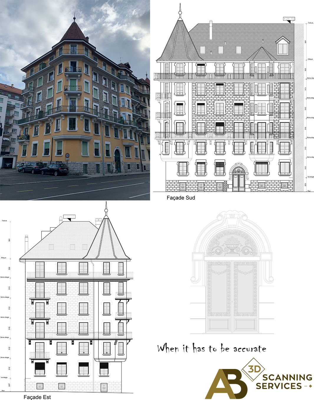 7-storey building 3D Scan and Plans - 3D Scanning